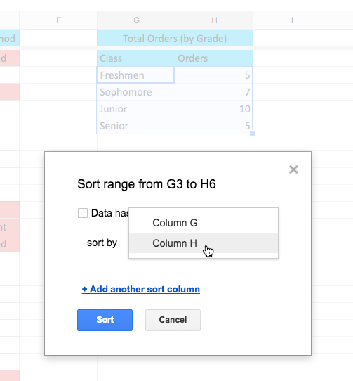 Google Sheets: Sorting and Filtering Data
